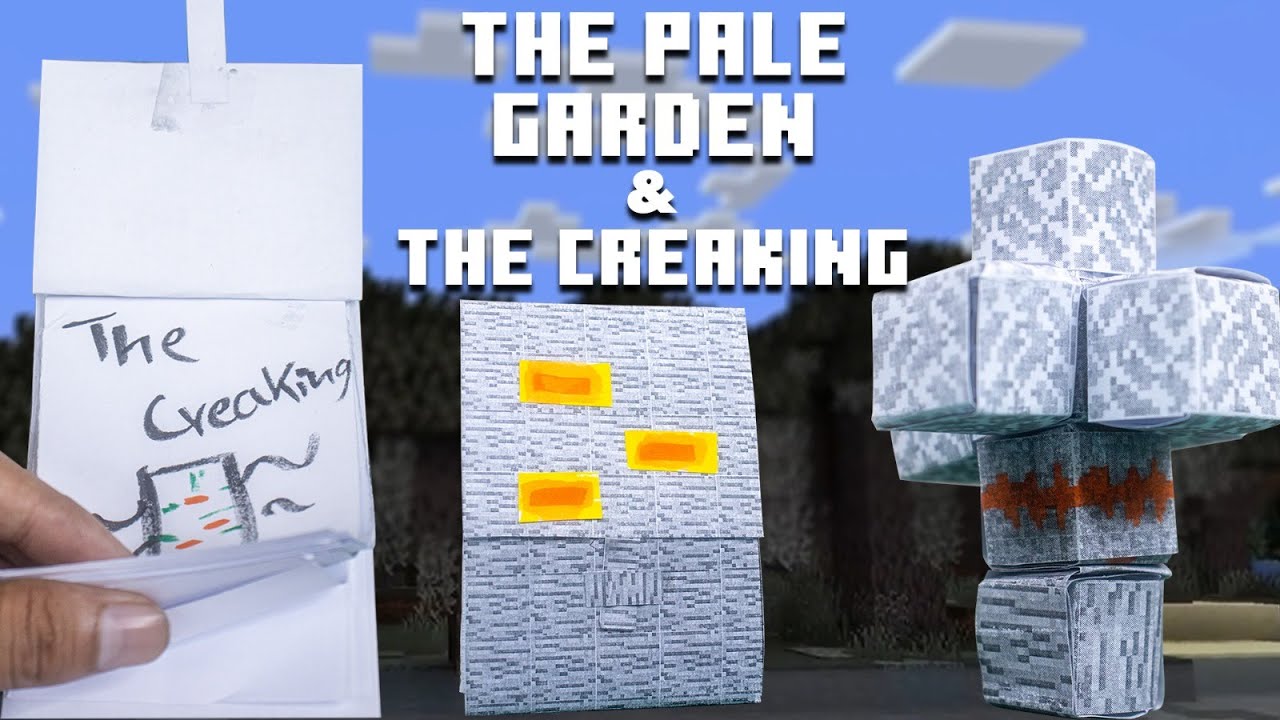 Creaking and Pale Oak Tree DIY | Minecraft 1.21.4 | Easy DIY Minecraft ...