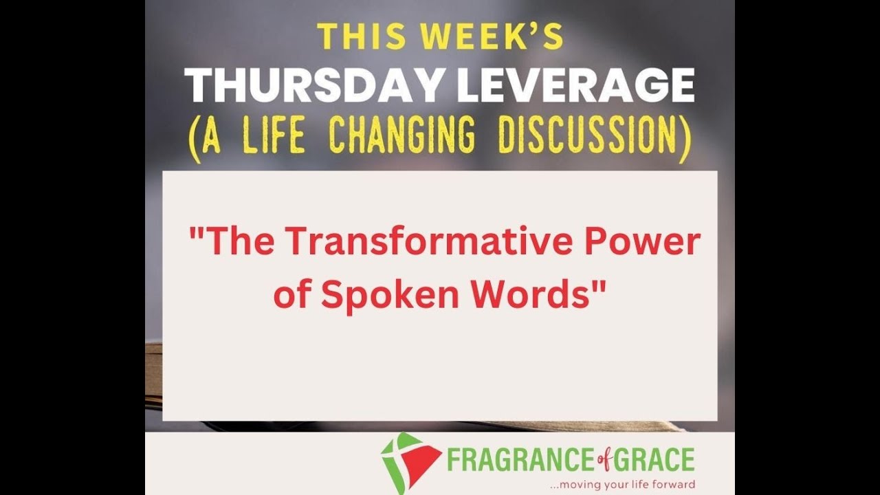 The Transformative Power of Spoken Words - YouTube