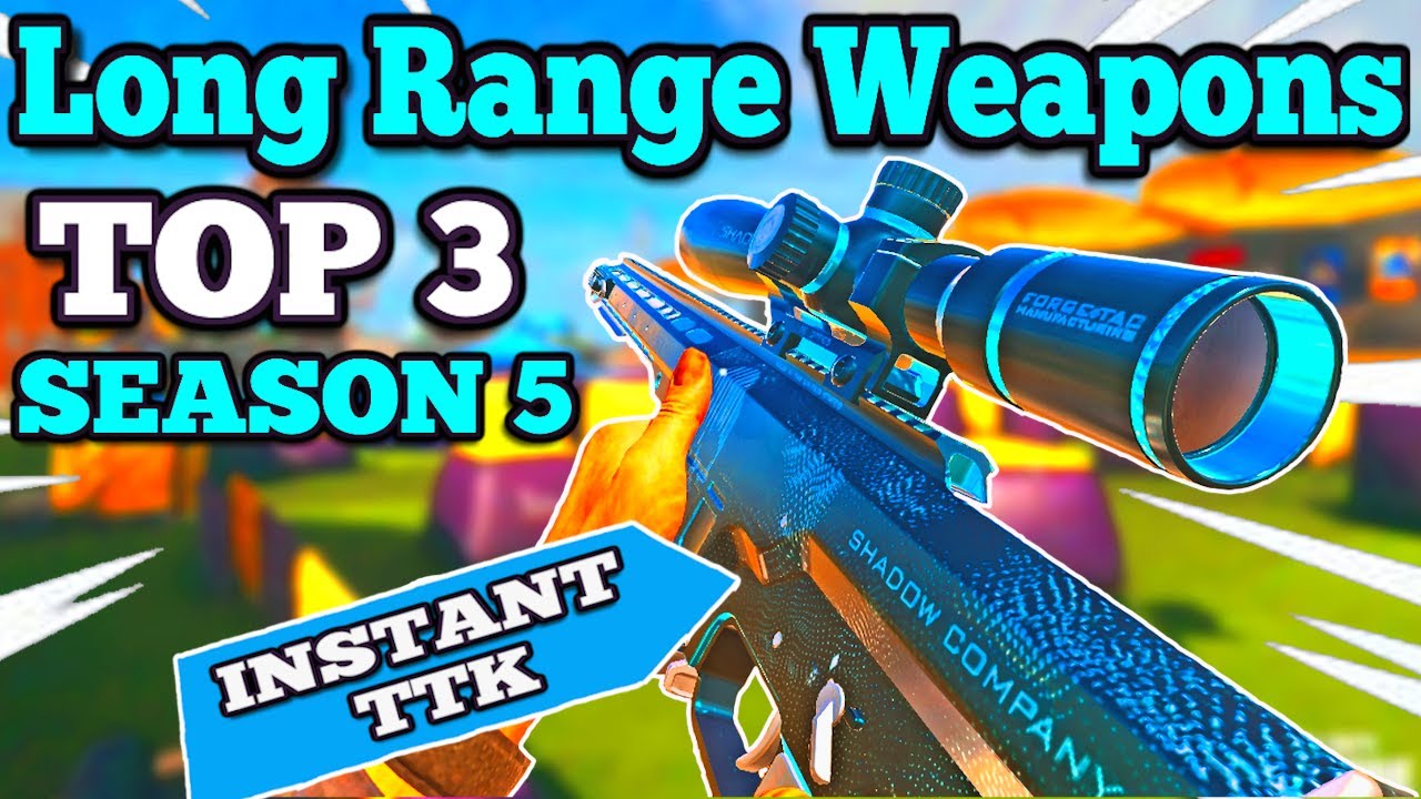 Top 3 META Long Range Weapons for Season 5 Warzone | Best Class Setups - YouTube
