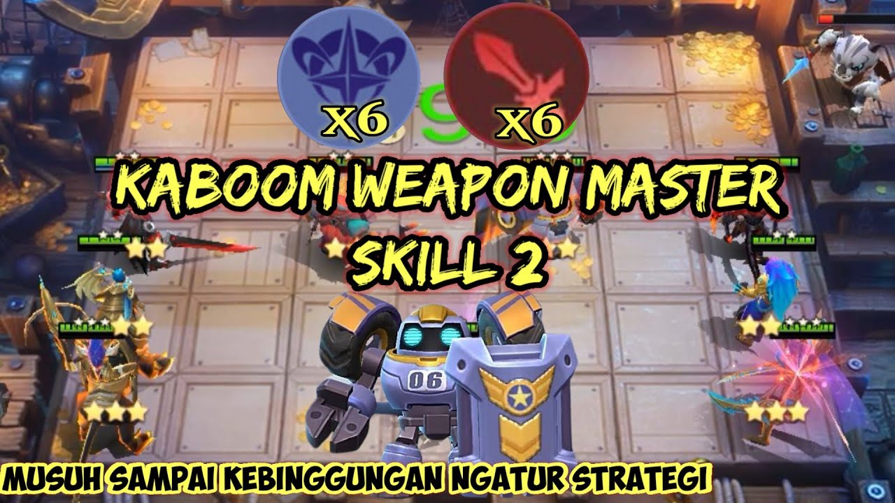 #PART 4 COMMANDER KABOOM SKILL 2 !! DAPET SINERGY WEAPON MASTER - YouTube