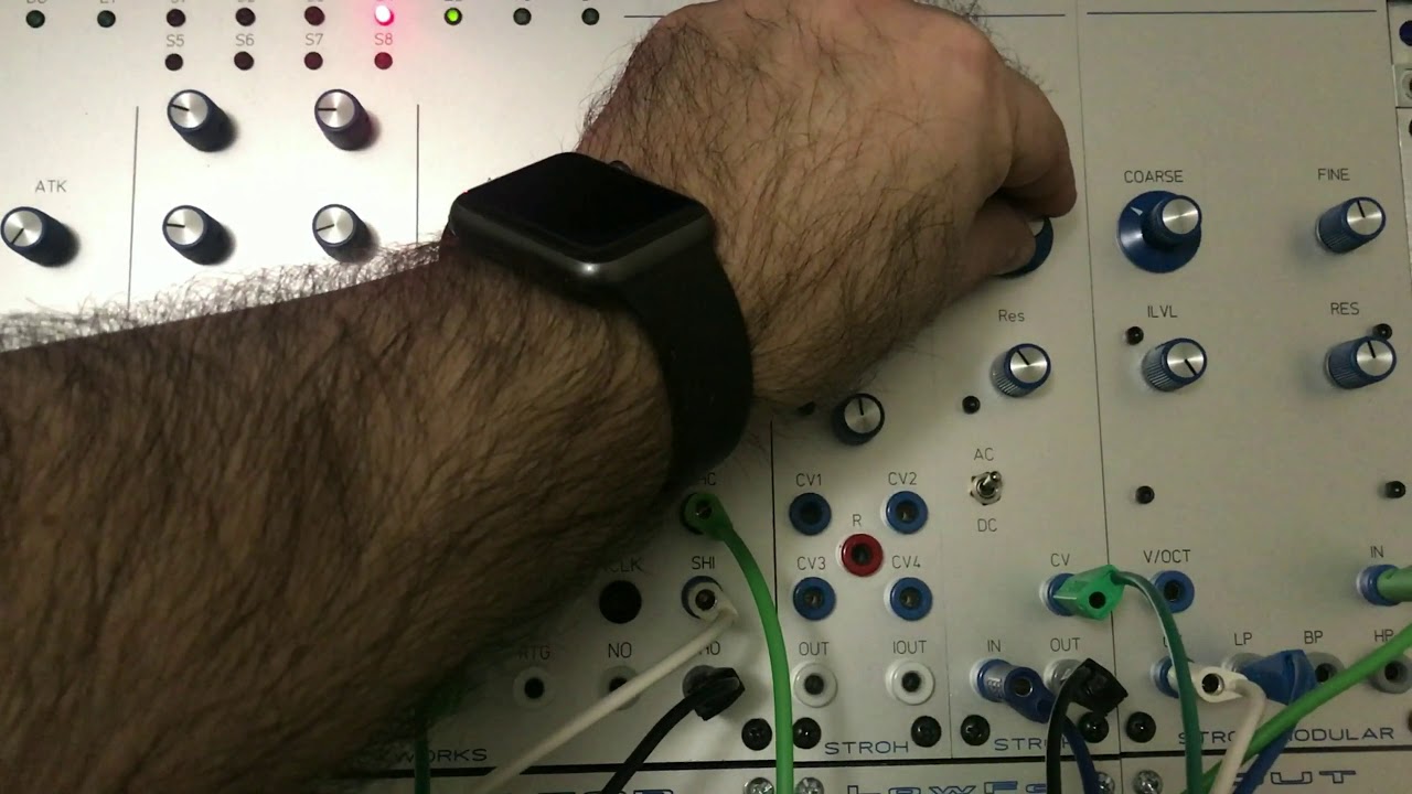 EXPLORATIONS ON THE STROH J3RK MODULAR SYNTHESIZER #7 - YouTube