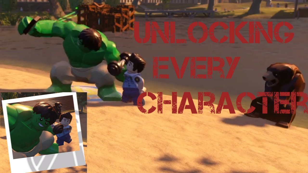 Unlocking every character in Lego Avengers - YouTube