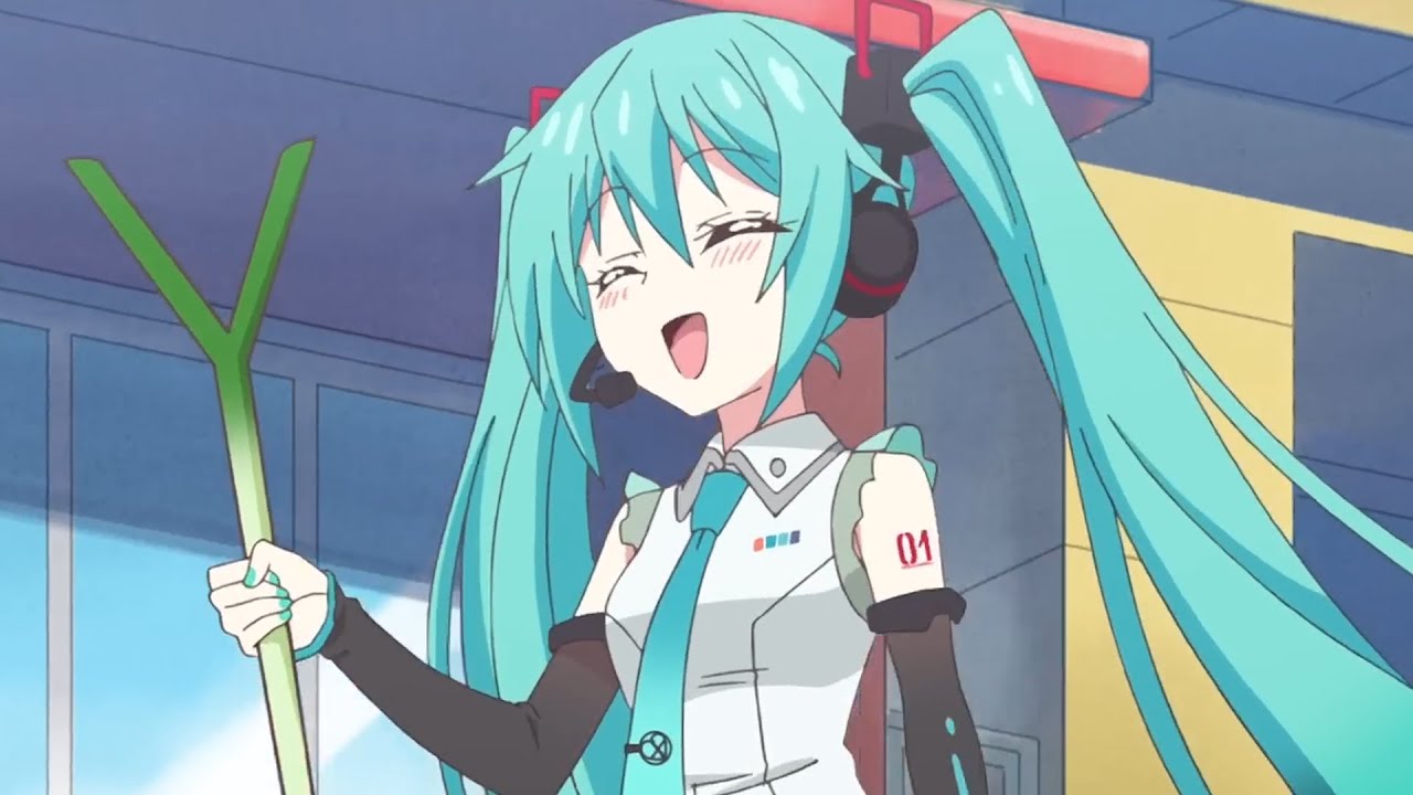 Negi Miku is so cute! Jashin-chan Dropkick X Episode 3 - YouTube