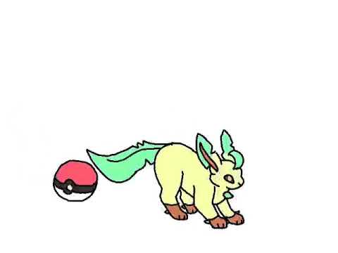 Leafeon animation - YouTube