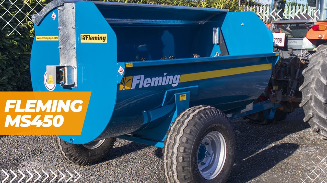 New Fleming MS450 Muck Spreader - YouTube