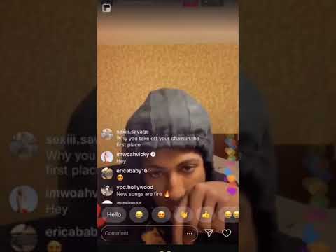 NBA Youngboy Snaps At Woah Vickey on instagram live
