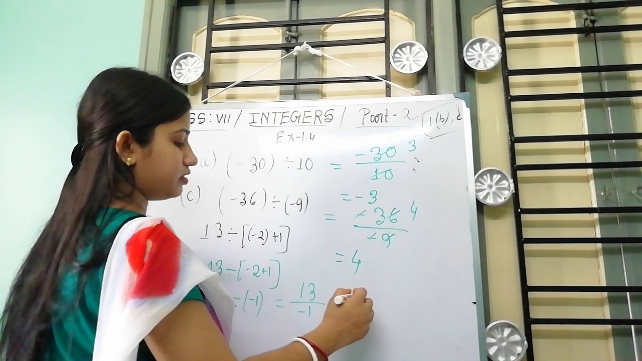 Class VII Mathematics Topic : Integers - YouTube
