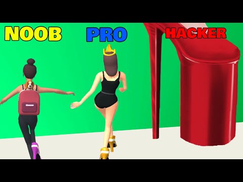NOOB vs PRO vs HACKER in High Heels!