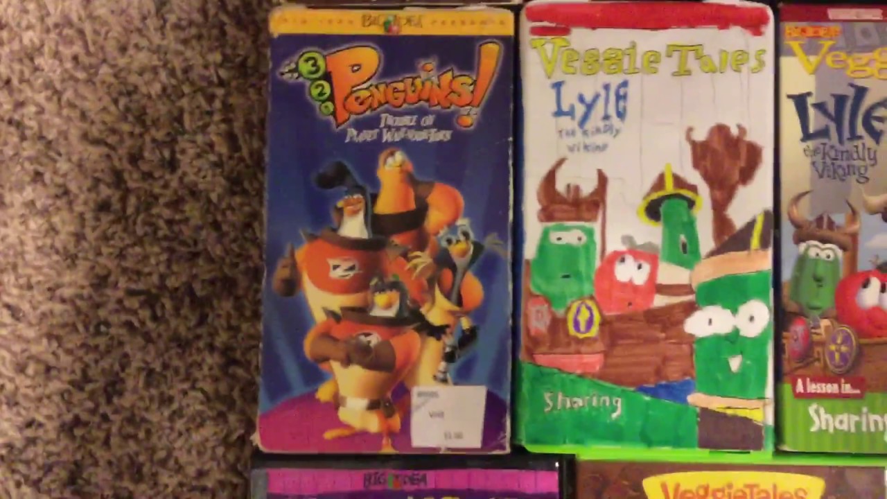 My veggietales dvd's and vhs tapes - YouTube