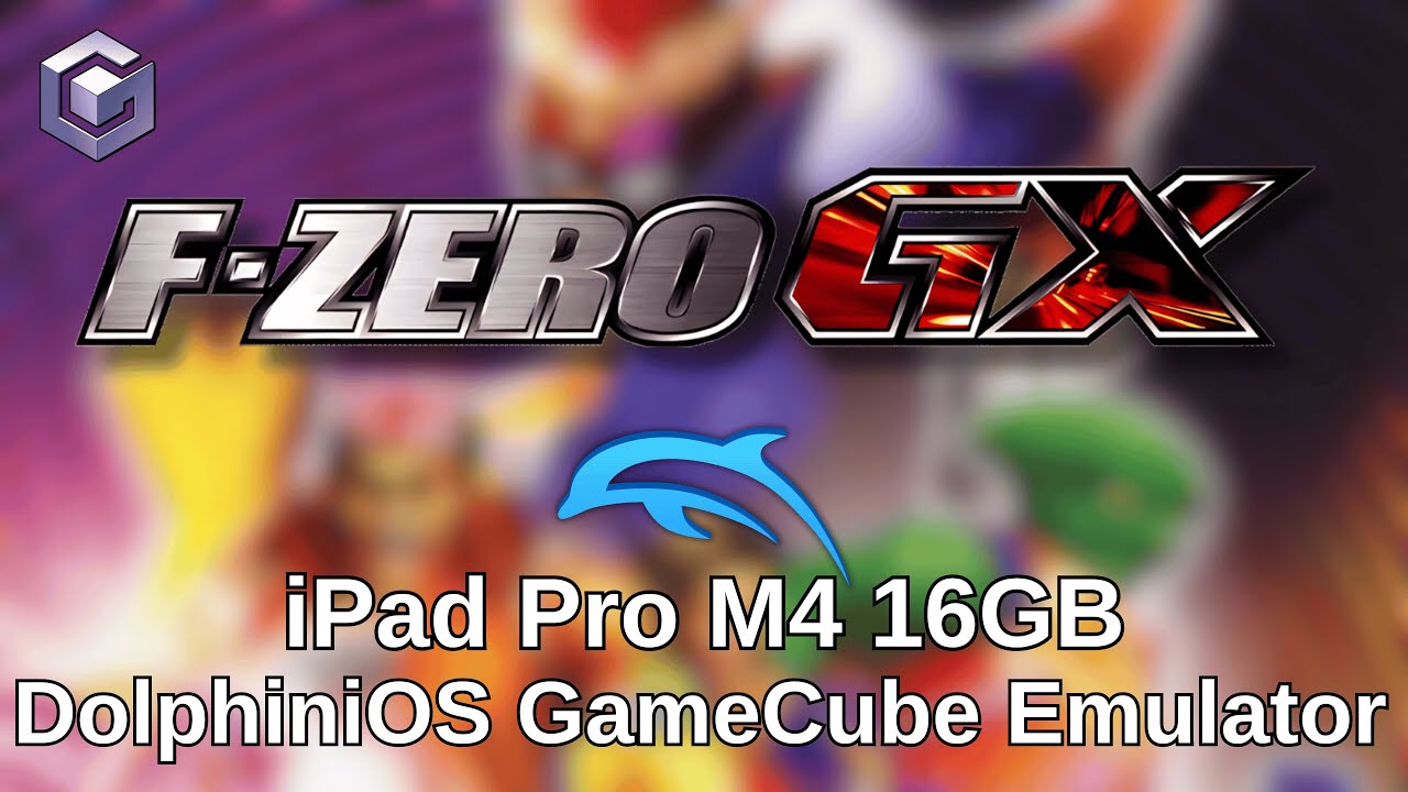 F-Zero GX - iPad Pro M4, iOS GameCube Emulator (DolphiniOS) - YouTube