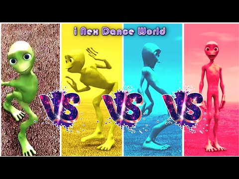 DAME TU COSTIA VS FUNNY ALIEN DANCE VS GREEN ALIEN DANCE VS DANCE CHALLENGE