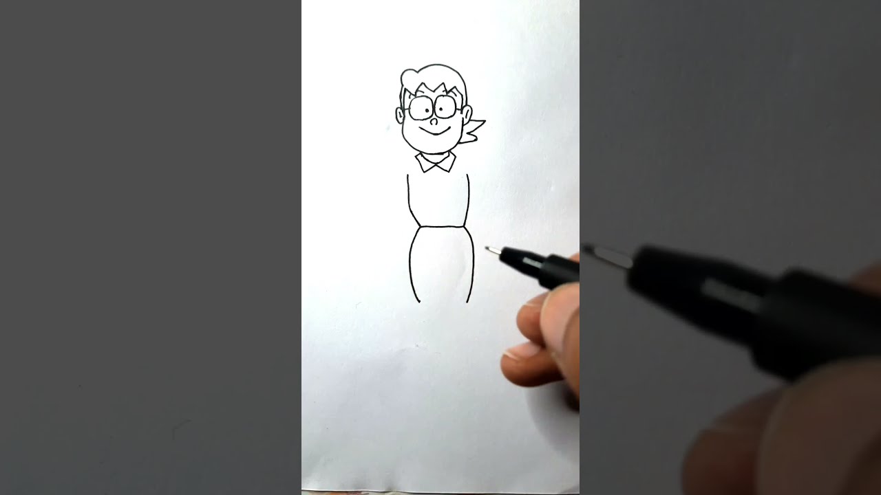 Drawing Tamako Nobi Easy | Nobita Mother | Doraemon #shorts - YouTube