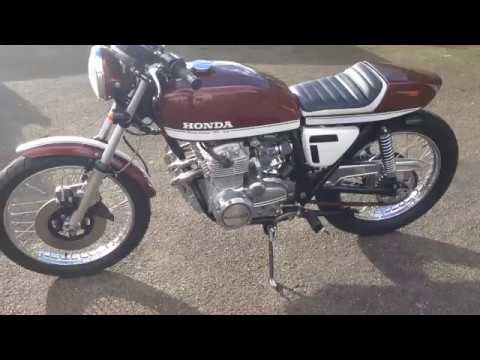 Honda CB400 Four custom - YouTube