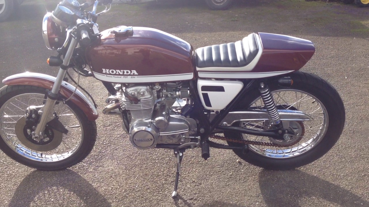 Honda CB400 Four custom - YouTube