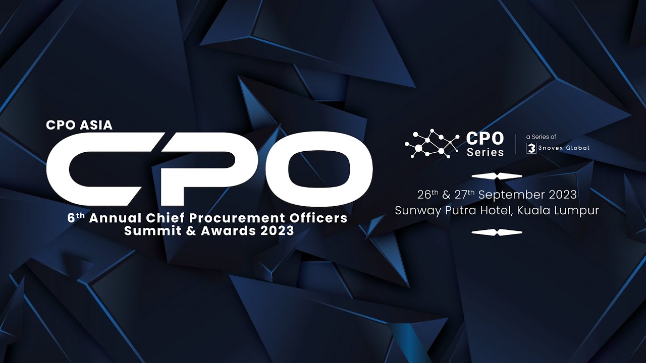 6th Annual Chief Procurement Officers Summit & Awards 2023 - YouTube