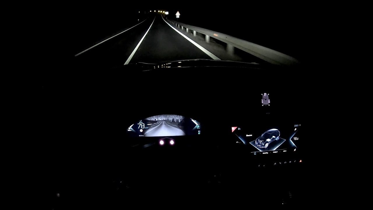 New 2020 DS7 Crossback E-Tense | POV drive 4K | Night (night vision ...