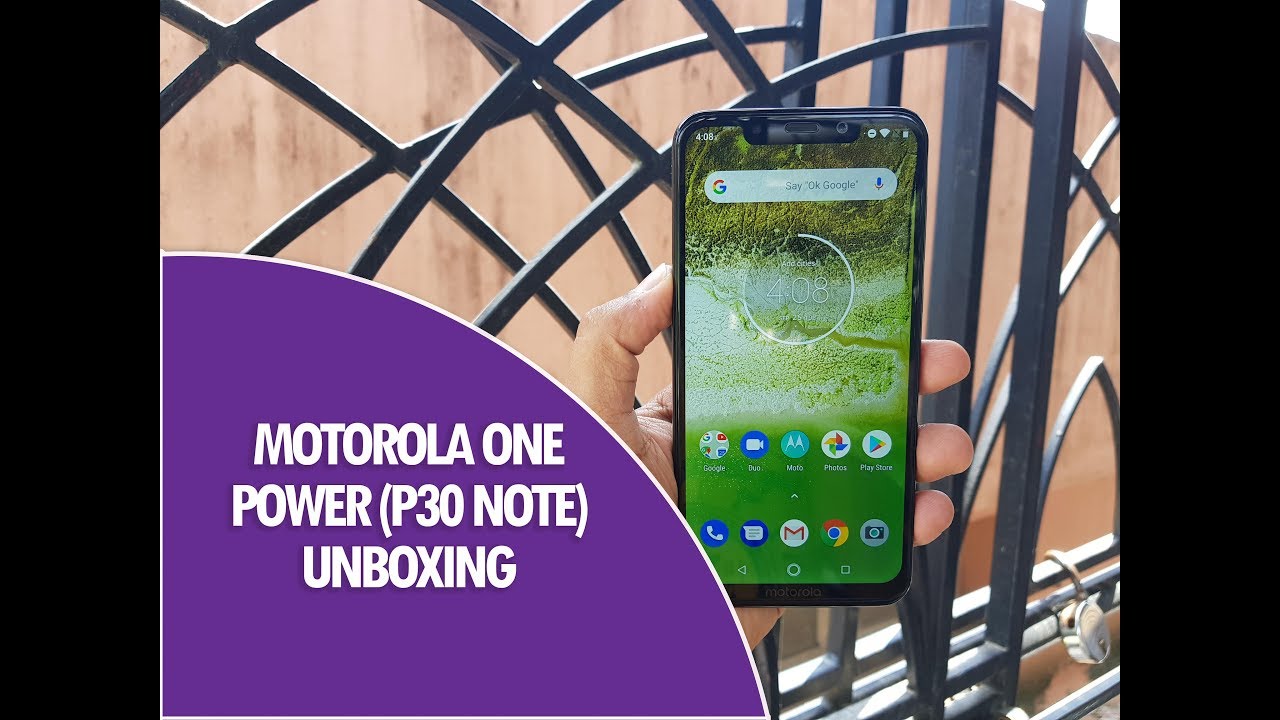Motorola One Power (P30 Note) Unboxing, Hands on and Camera Samples ...