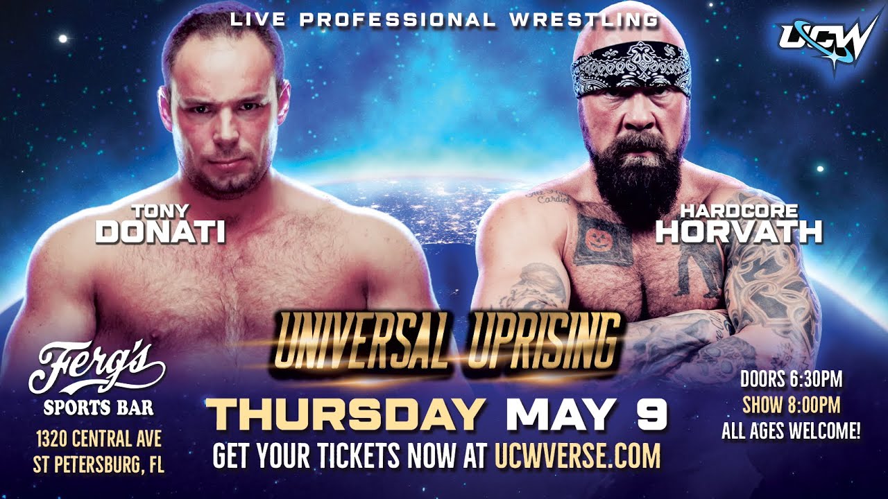 [FREE HARDCORE MATCH] Hardcore Horvath [c] vs Tony Donati - UCW ...