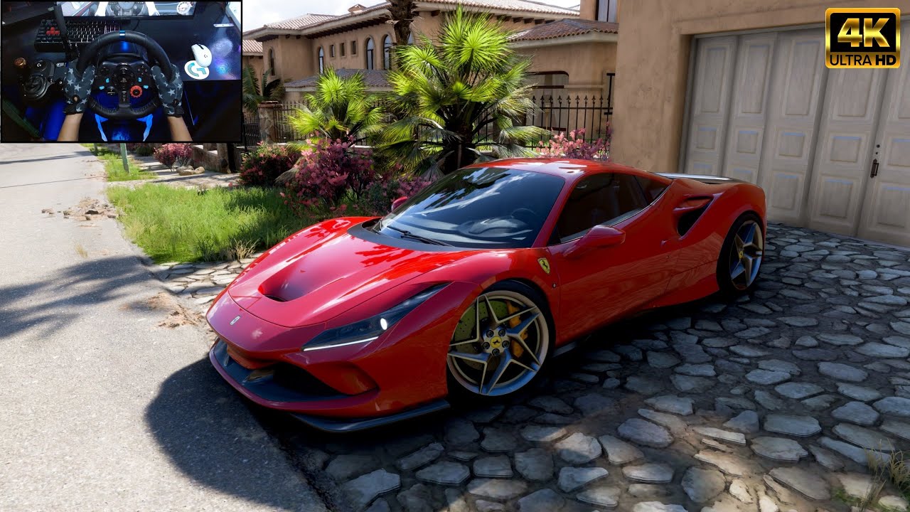 Ferrari F8 Tributo Forza Horizon 5 Logitech G29 Gameplay 4k Youtube