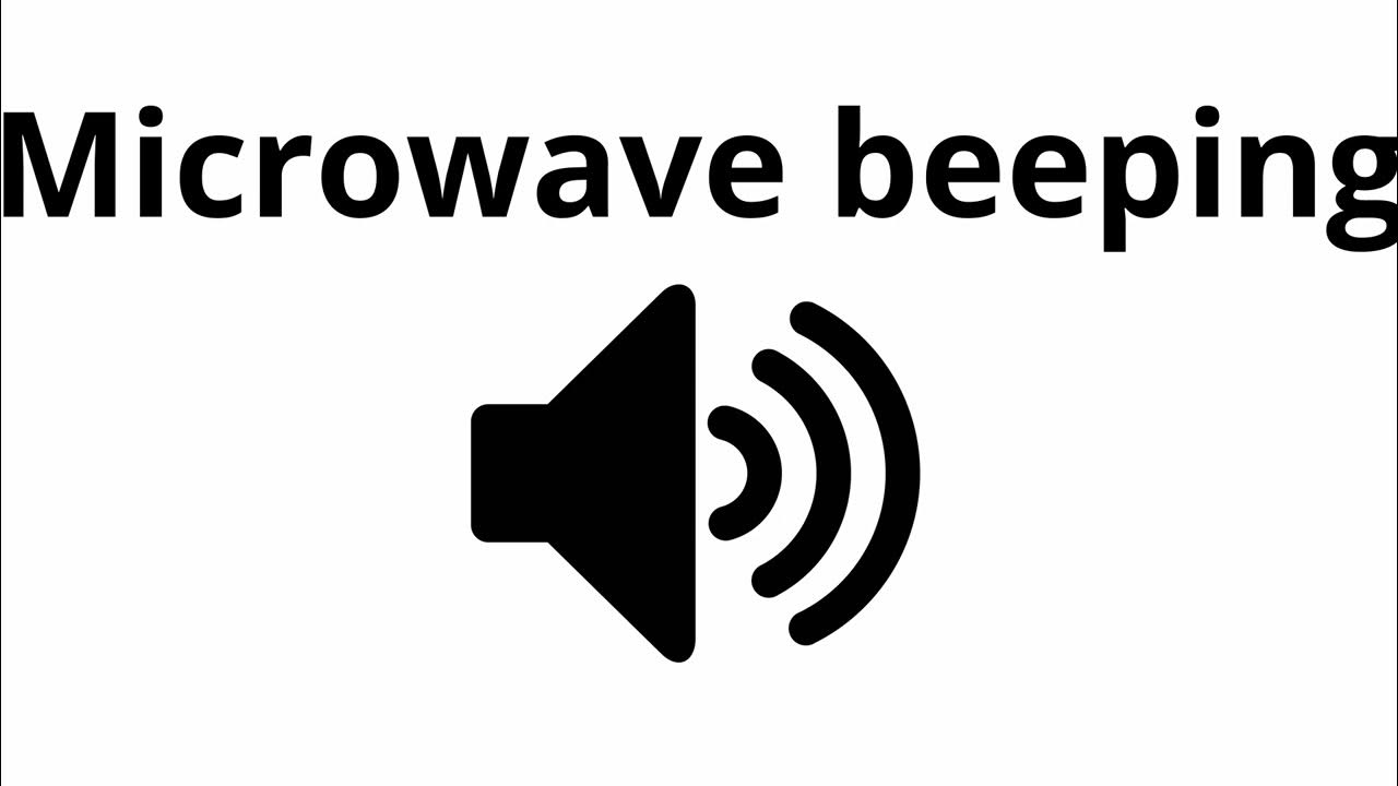 Microwave beeping sound effect - YouTube