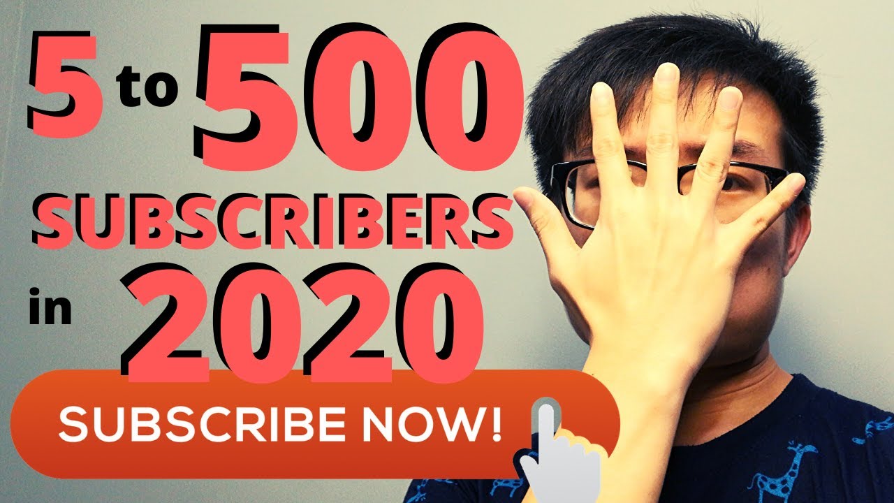 500 SUBSCRIBERS ! From 5 subscribers to 500 ! 1000 Subscribers in 2020 ...