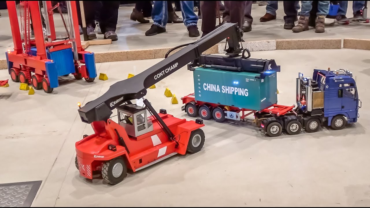 AWESOME modified and hand made RC Trucks! Wrecker! Reach Stacker ...