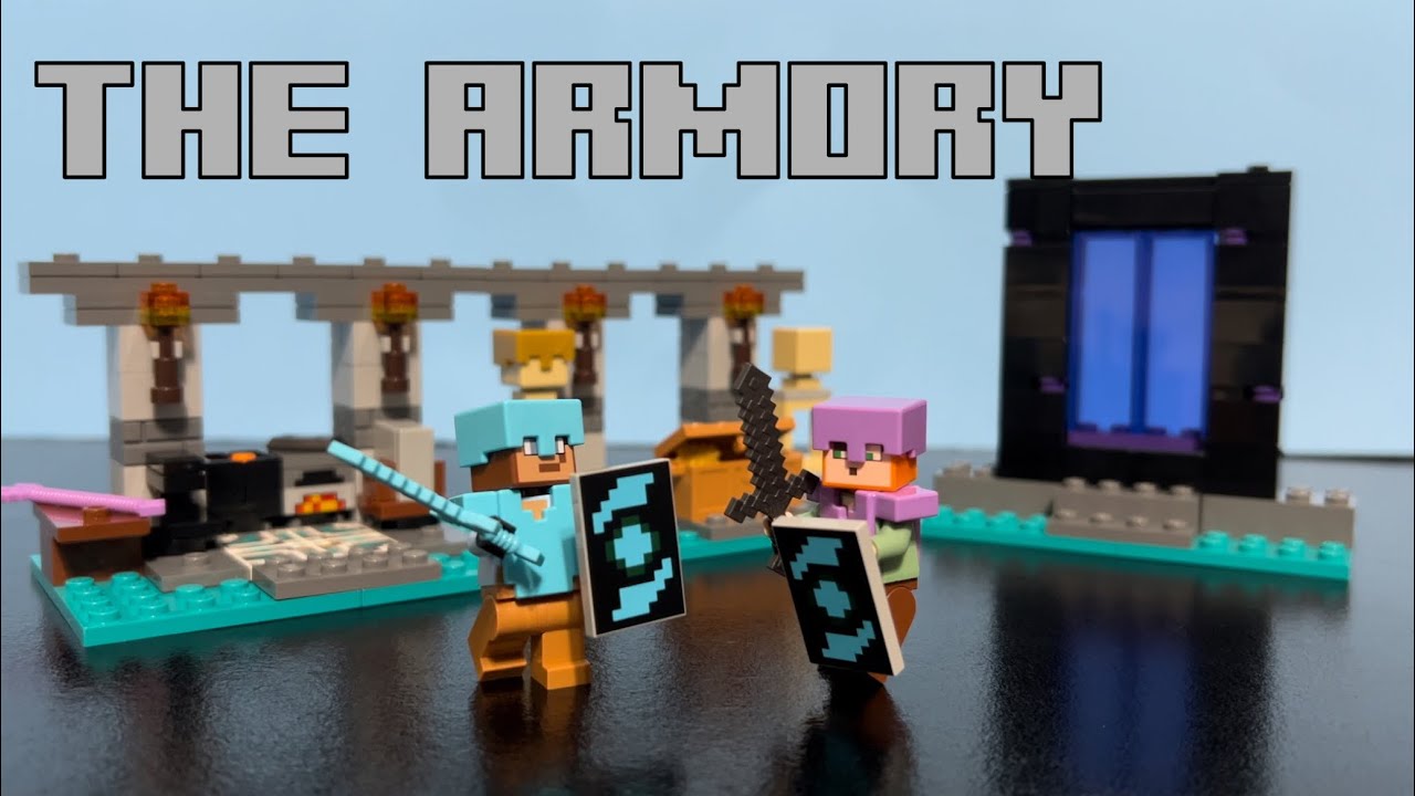 LEGO Minecraft 21252 The Armory | Unboxing/Review - YouTube