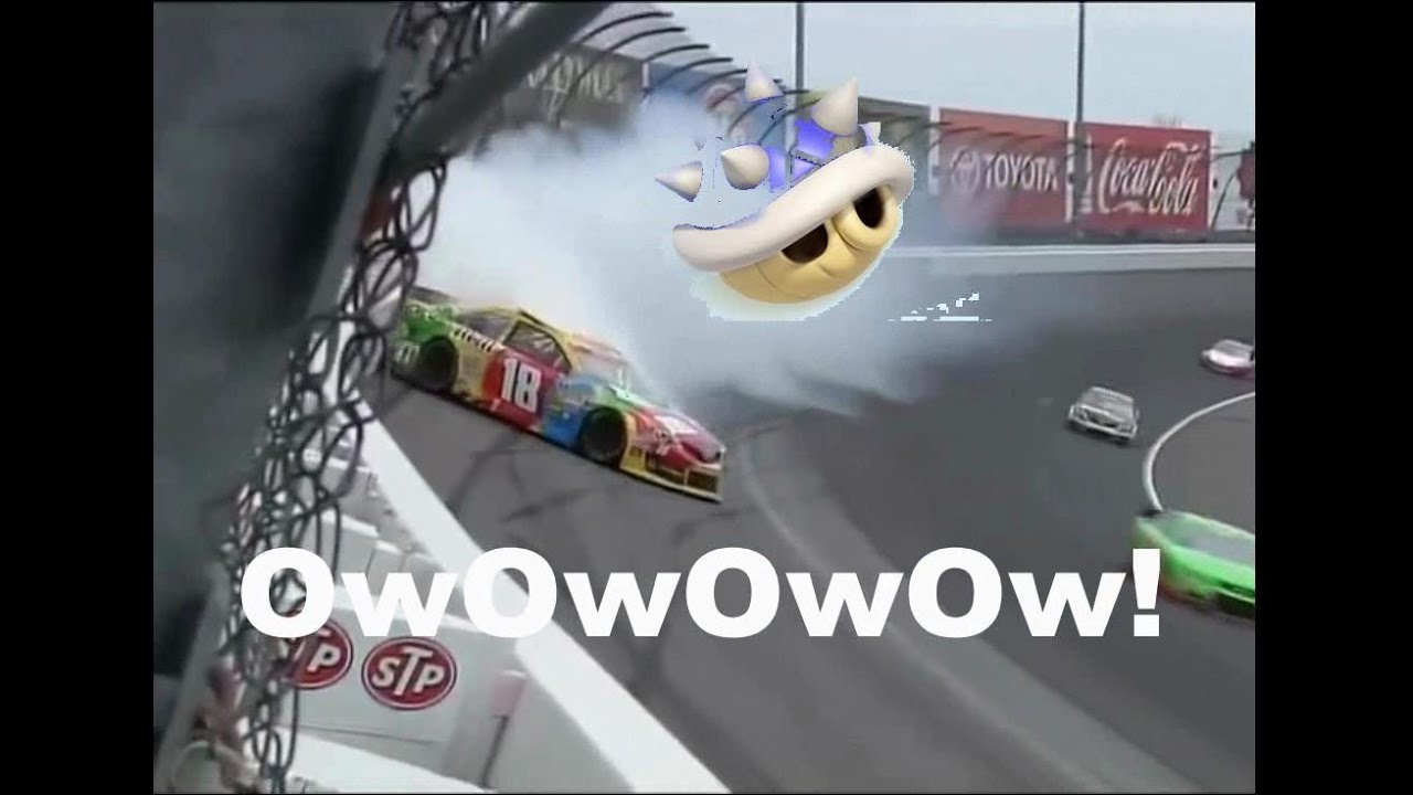 Mariokart race! (Nascar version) - YouTube
