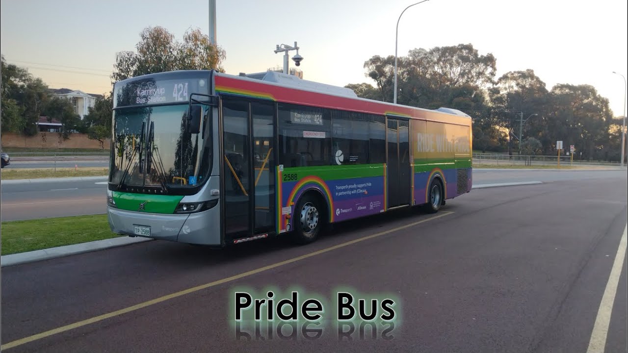 Transperth Pride Bus - TP2588 - YouTube
