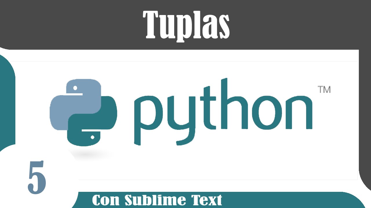 Cursos de Python en Español #5 - Tuplas - YouTube