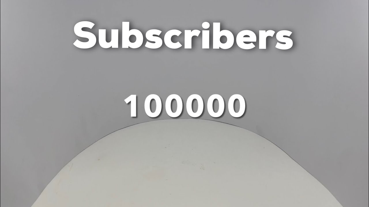 100000 Subscribers - YouTube