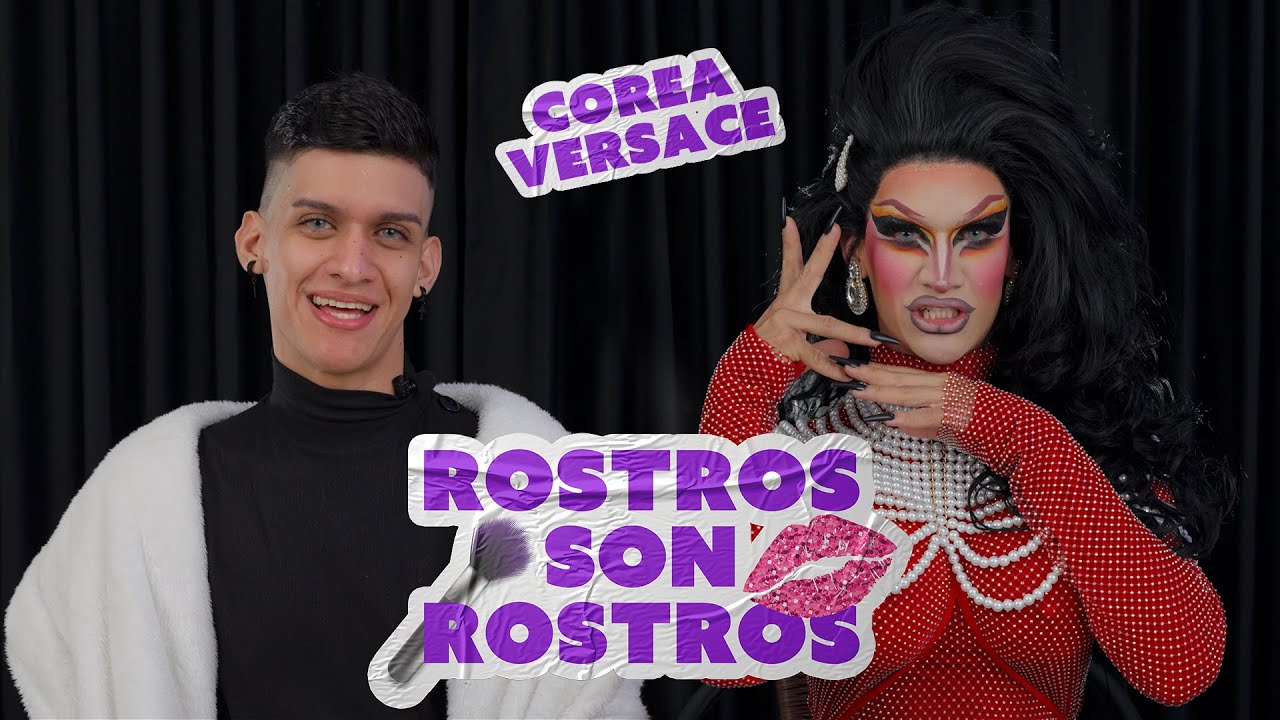 ROSTROS SON ROSTROS 💄💋 COREA VERSACE 👑 Drag Queen Makeup Tutorial Perú ...