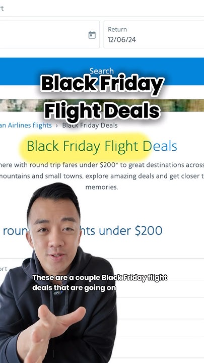 2024 Black Friday Flight Deals (so far) #travel #cheapflights - YouTube