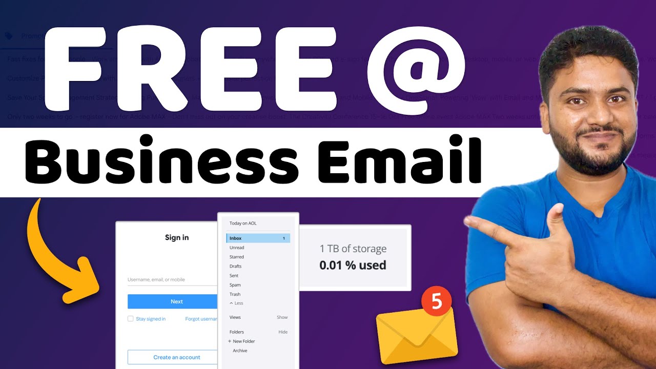FREE Business Email - YouTube