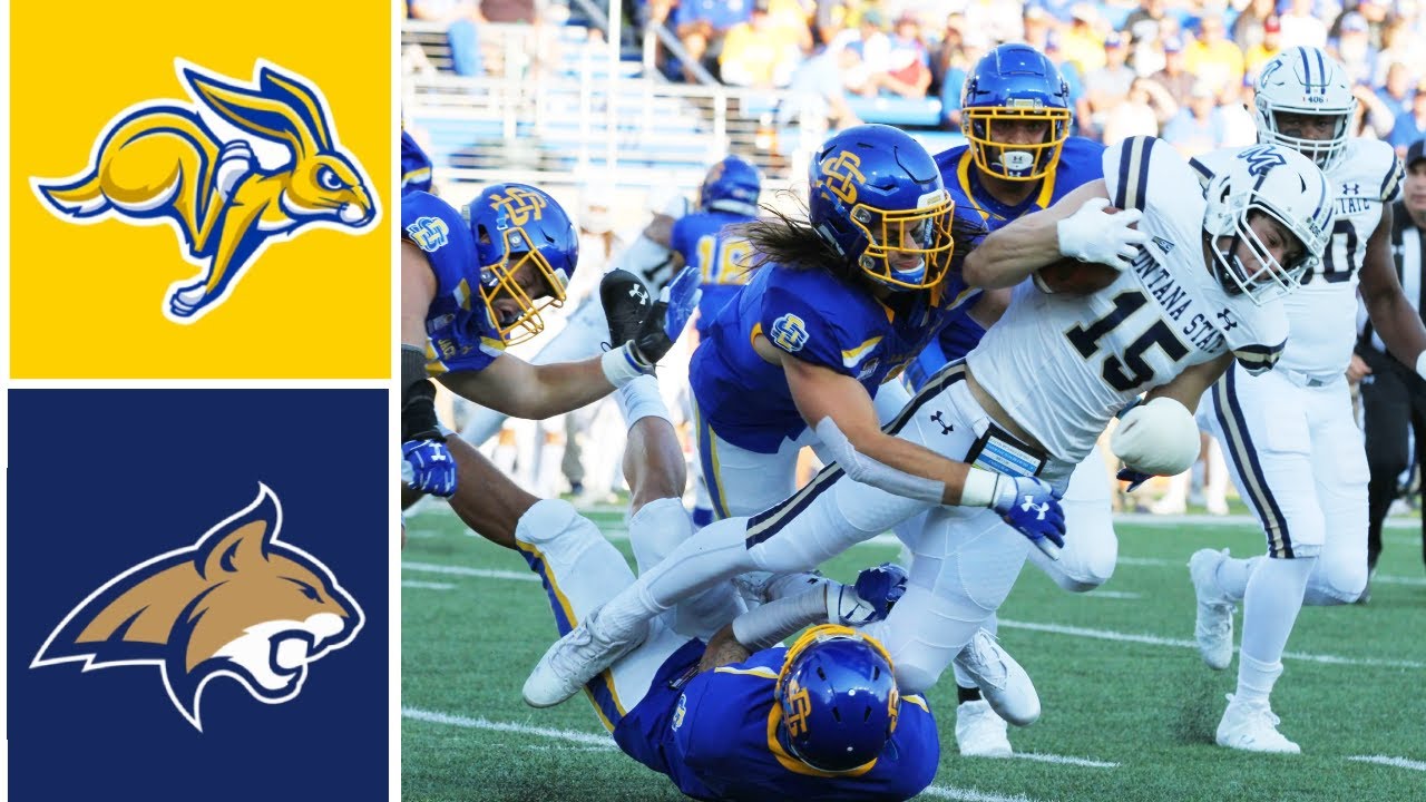 #2 South Dakota State vs #3 Montana State Highlights | FCS Week 1 ...