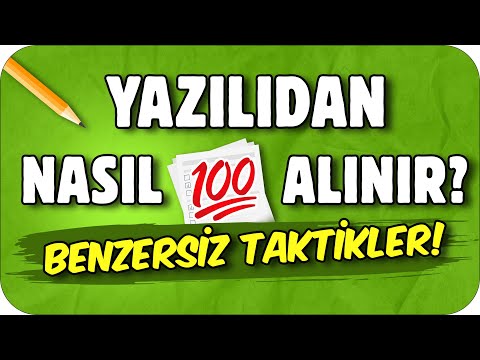 Yazılıdan 100 Alma TAKTİKLERİ❗ SINAVA GİRMEDEN İZLE! ⚠️