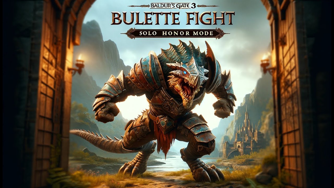 How to DEFEAT the BULETTE | SOLO as LEVEL 1 | BG3 HONOR MODE - YouTube