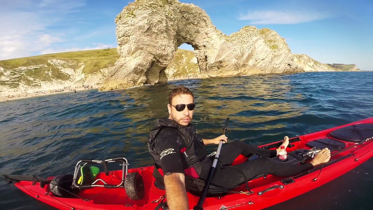 Lulworth to Durdle Door Kayaking - YouTube