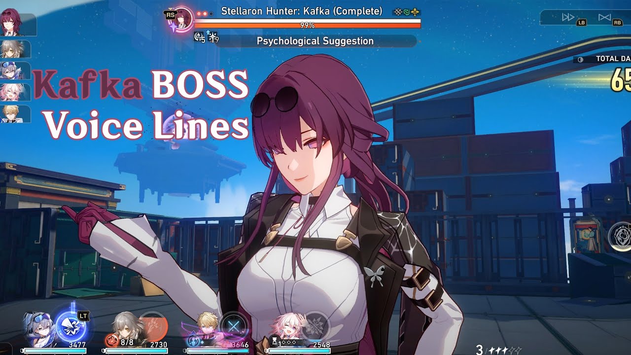 Kafka (BOSS) Combat voice lines w/ Subtitle [ID/EN] | Honkai Star Rail ...