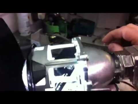 Valeo HID xenon projector - YouTube