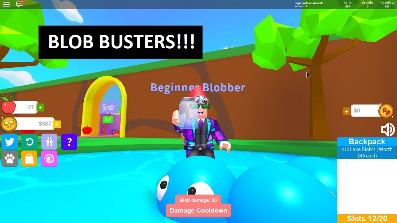 BLOB BUSTERS!!! (Roblox Blob Simulator) - YouTube