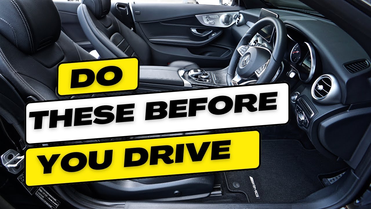 5 Checks Before You Drive Off | Cockpit Drill - YouTube