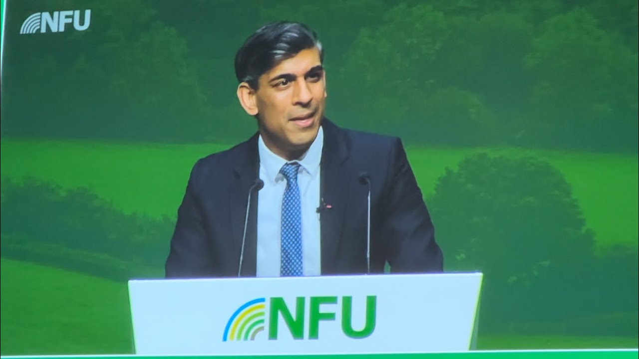 FARM UPDATE 230 Rishi Sunak at 2024 NFU Conference and farmers ...