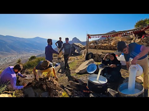 Amir Family Pipes Spring Water to Their Highland Garden | Ajav Boils Doogh for the First Time