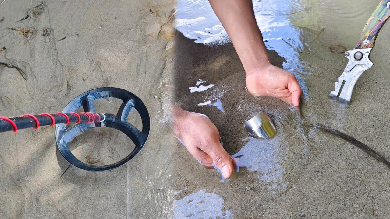 Metal Detector Treasure Hunting // Find ancient treasure from river ...