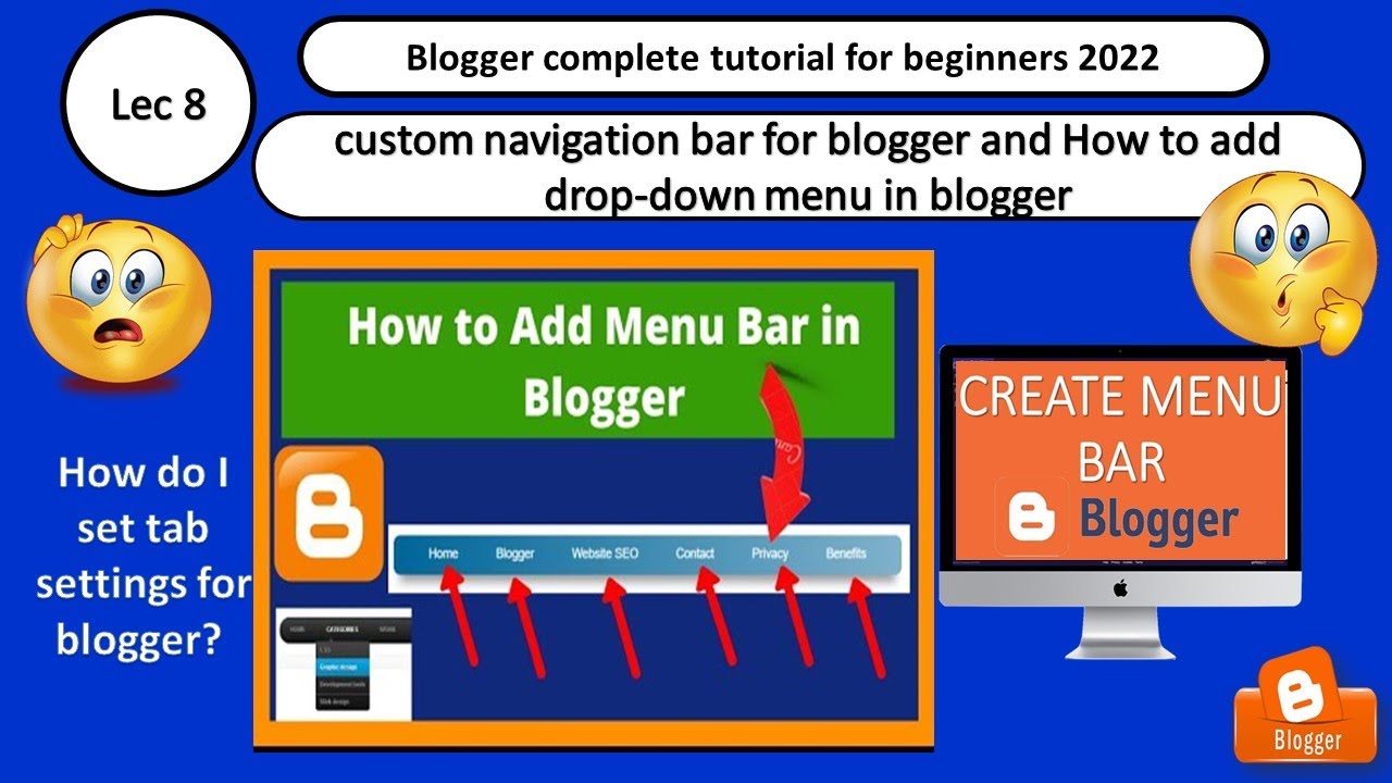 How To Add Drop down Menu In Blogger Create Menu In Blogger Custom How To Add Drop down Menu In Blogger Create Menu In Blogger Custom