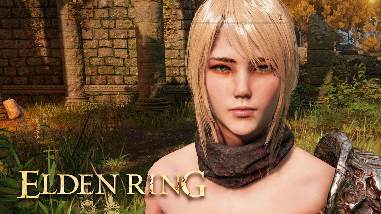 ELDEN RING CUTE FEMALE CHARACTER CREATION - YouTube