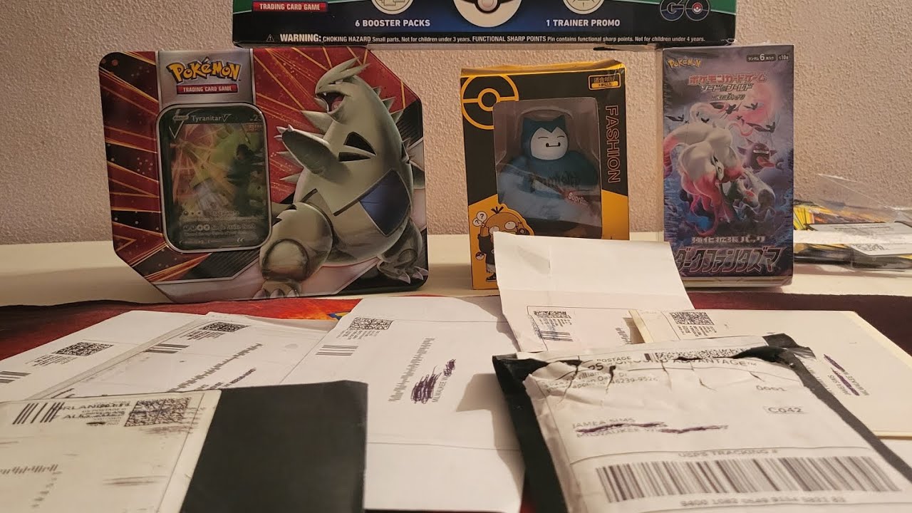 Pokemon mail time card showing/opening like and subscribe - YouTube