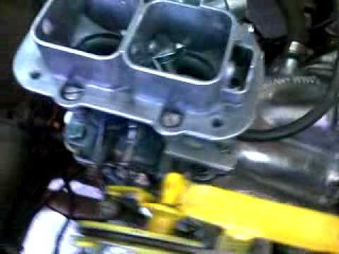 Weber 32/36 fitted to 2l vw engine - YouTube