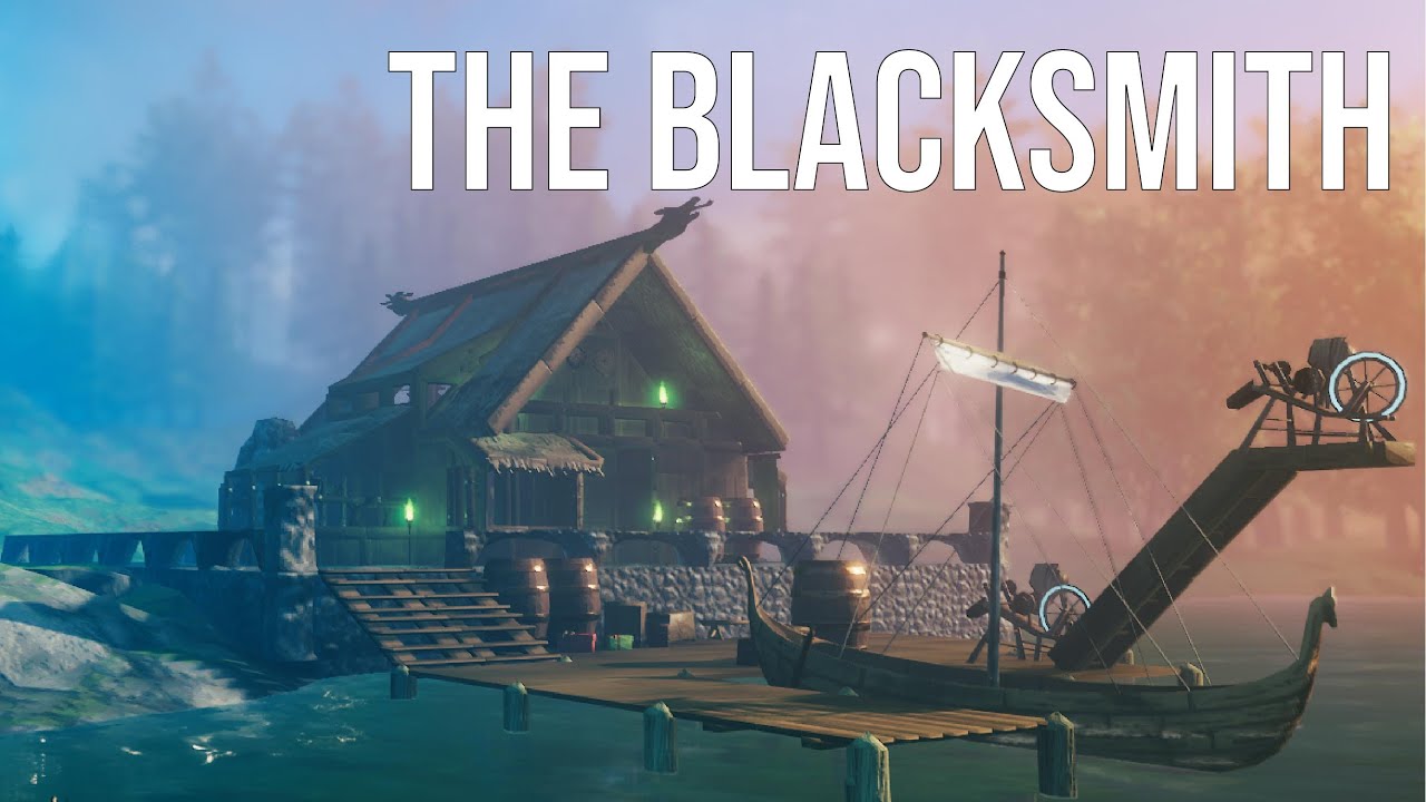 The Blacksmith | Ep 2 | Valheim Building Series - YouTube